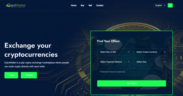 GiantCoins Wallet - Home